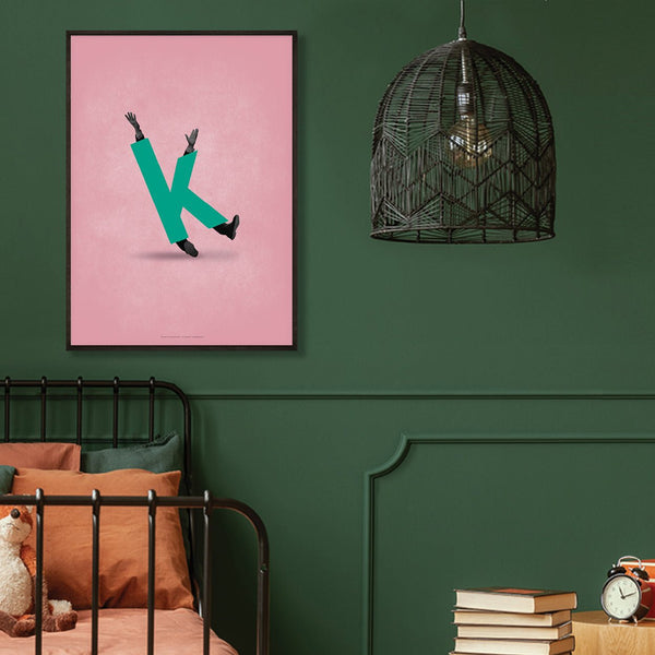 Kevin - Letter K art print - The Alphabet Store – The alphabet store